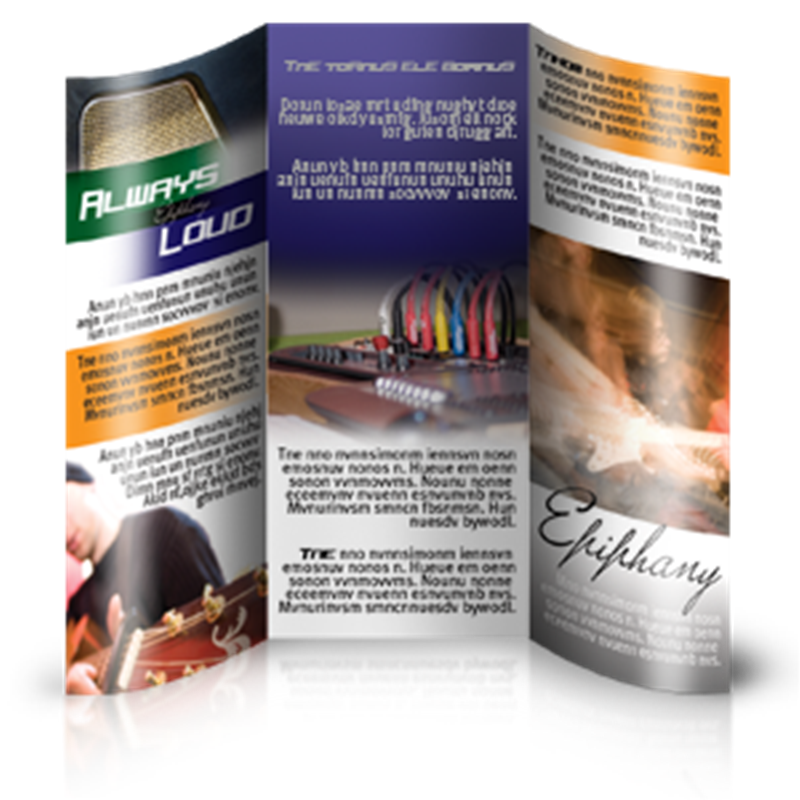 Full color brochures 11 x 17